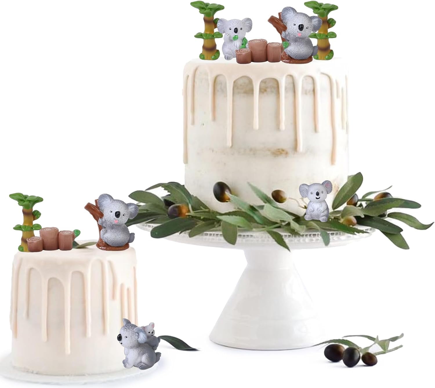 Koala Theme Cake Figures Decorations - Cute Koala Cake Figurines ...