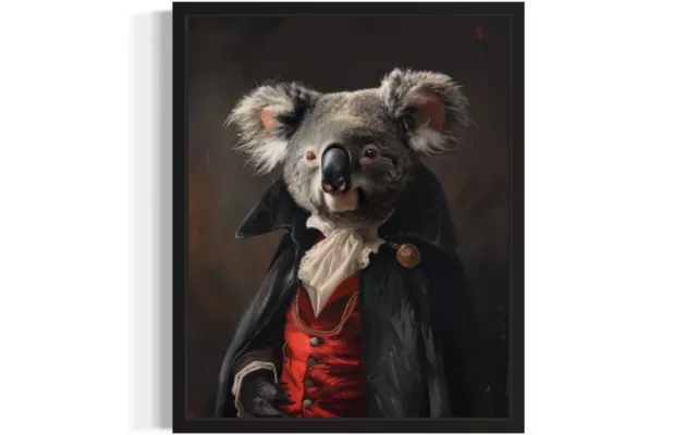 Koala Vampire Animal Photo Art Print Poster Wall Art Painting NO FRAMED ...