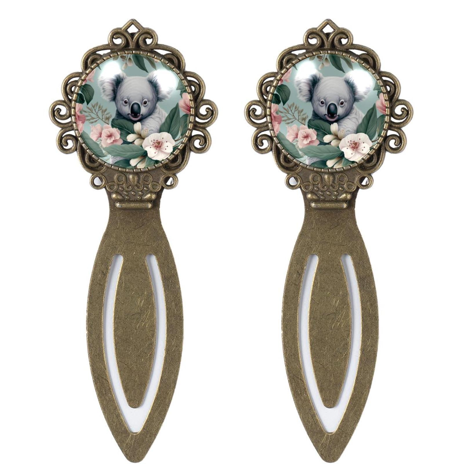 Koala Vintage Copper-Colored Lace Bookmarks: Stainless Steel Reading ...