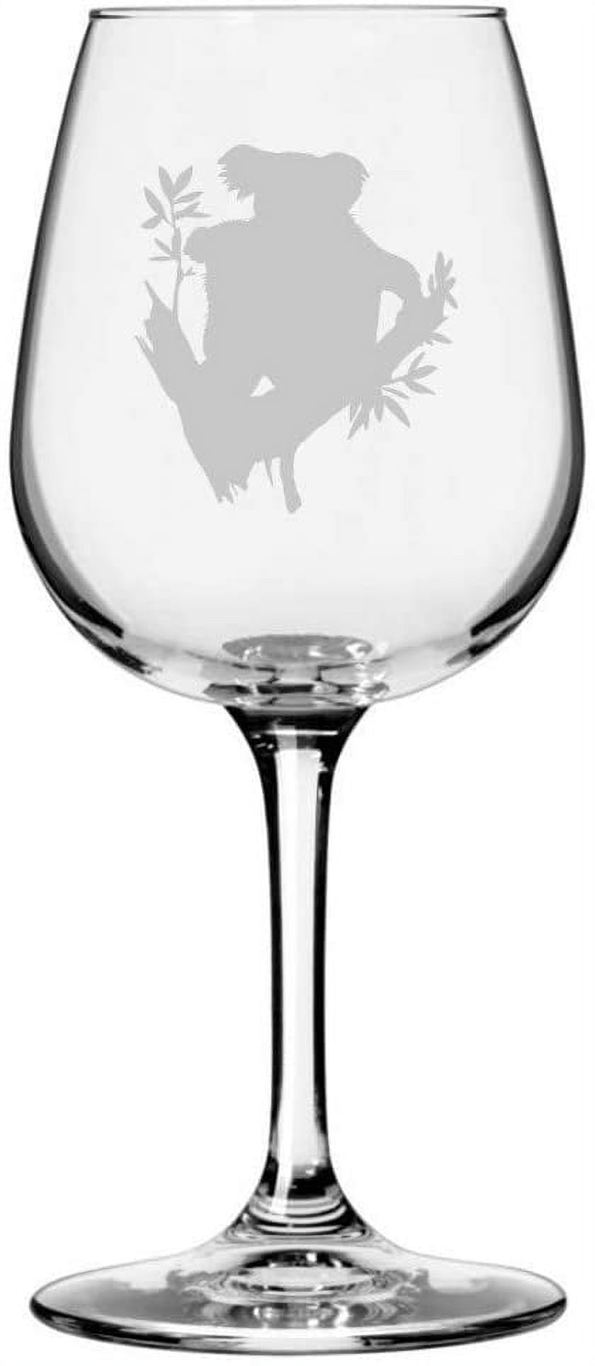 Koala with Mom in Tree Zoo Animal Themed Etched All Purpose 12.75oz ...
