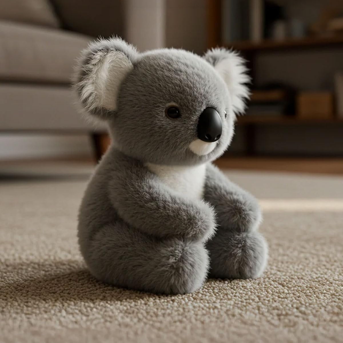 Koaly AI Plush - Realistic Emotional Support Koala, Ultra - Soft for On ...
