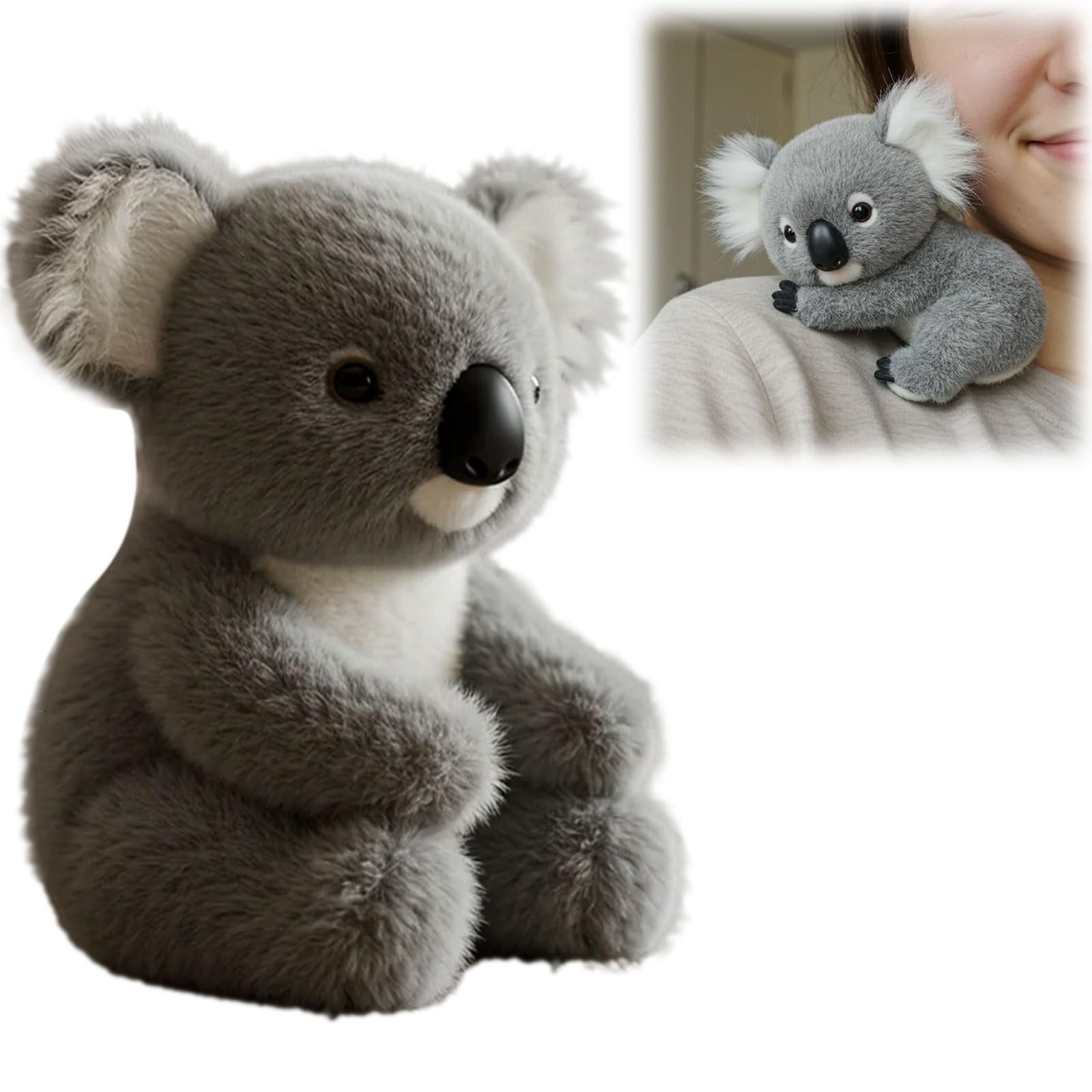 The Koaly - Emotional Support Koaly Plush,Realistic Movement,Ultra-Soft ...