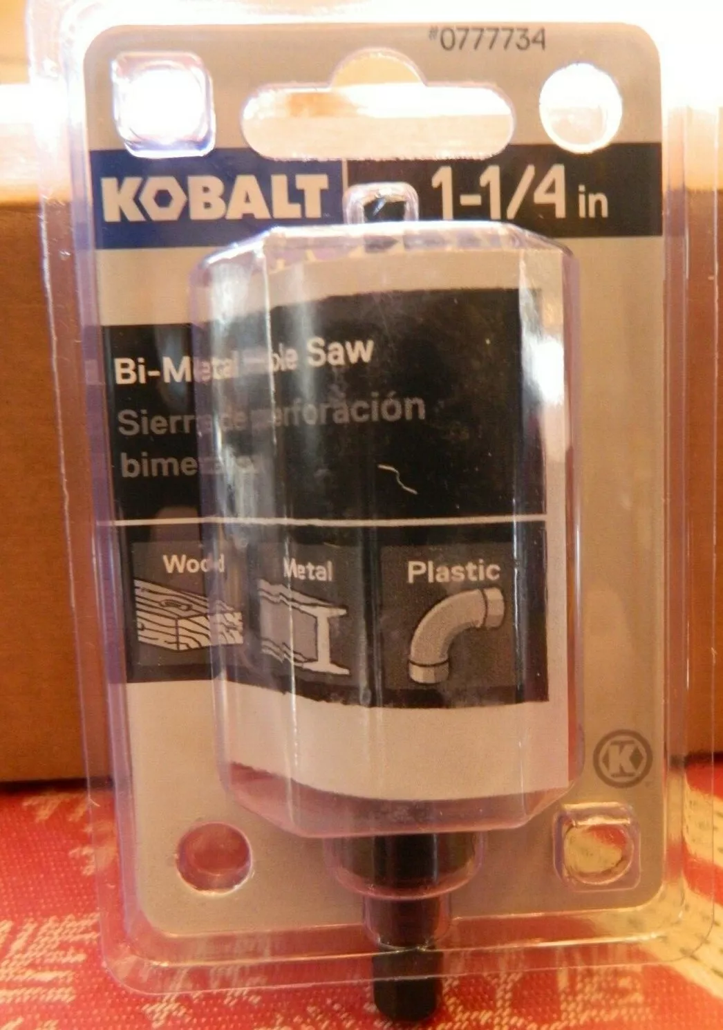 Kobalt 1 1/4" Bi-Metal Arbored Hole Saw With Pilot Bit And Mandrel ...