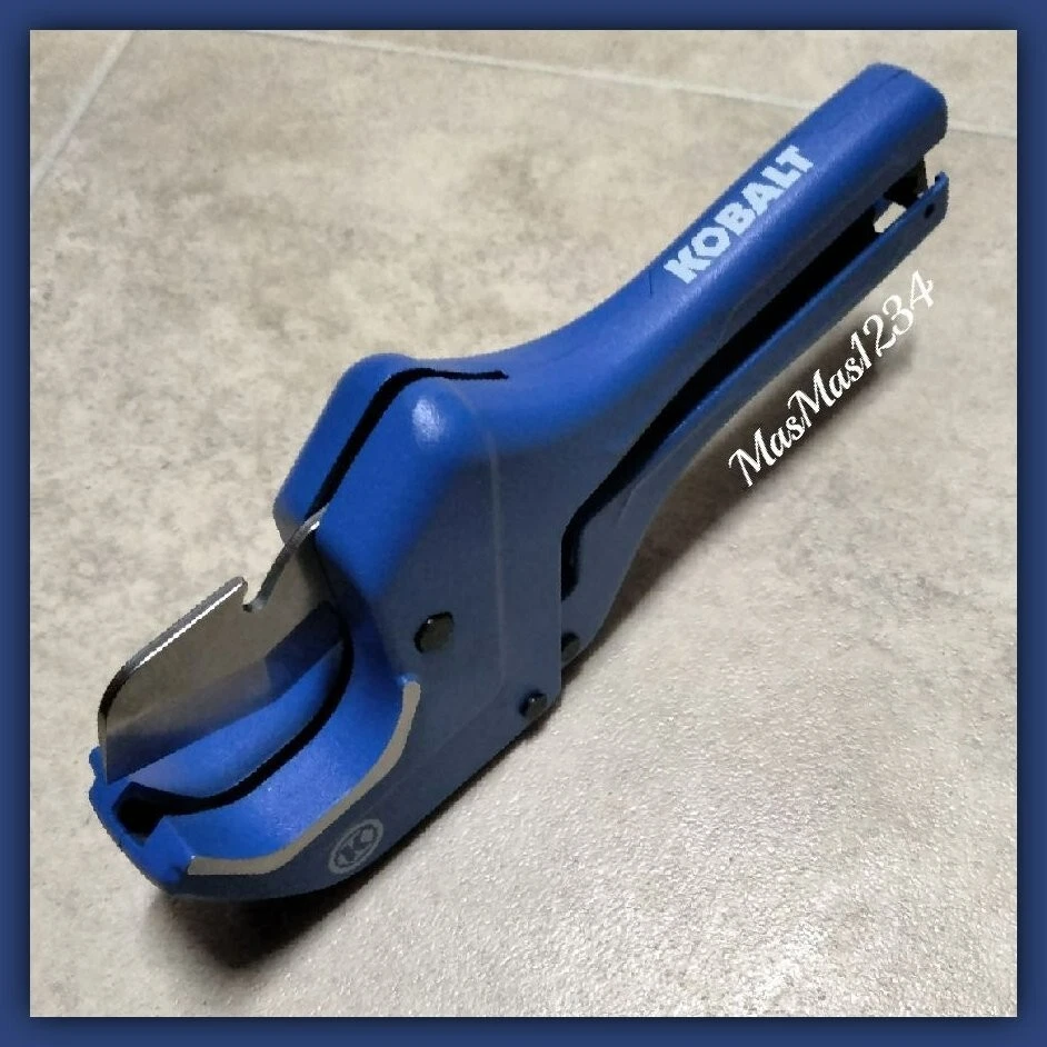 Kobalt 1-1/4" Pvc Cutter, Quick Change Blade, Cuts Pvc, Cpvc, Pp, Pe ...