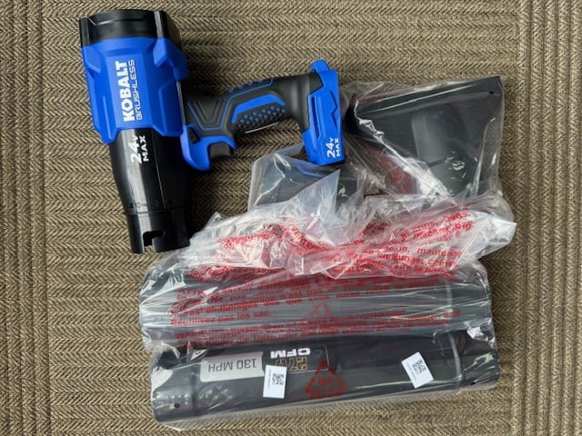 Kobalt 24-volt 270-CFM 130-MPH Battery Handheld Leaf Blower - Walmart.com