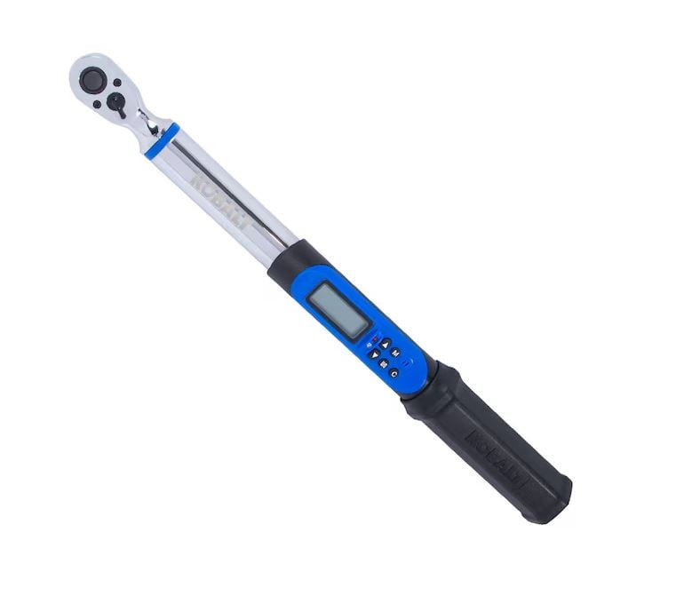 Kobalt 3/8-in Drive Digital Torque Wrench (5-ft lb to 100-ft lb) with ...