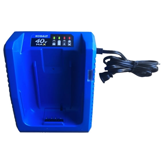 Kobalt 40-Volt Battery Charger, Quick Charging, LED Indicator, 40V ...