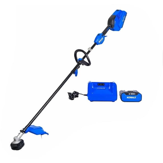 Kobalt 40V Max 15" Straight Shaft Attachment Capable Cordless String ...