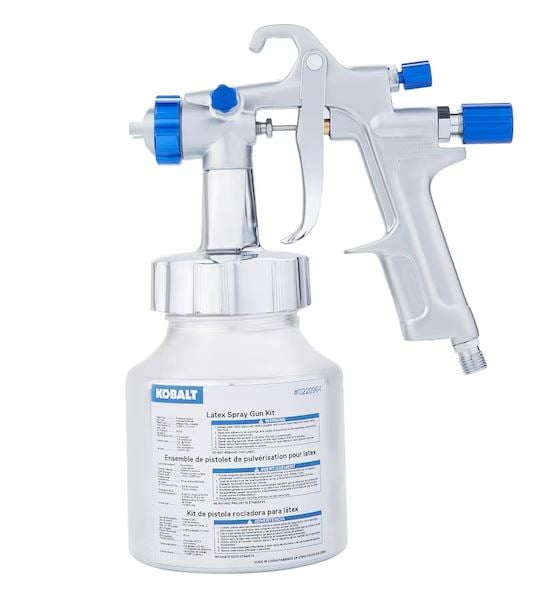 Kobalt 8-in Air Paint Sprayer - Walmart.com