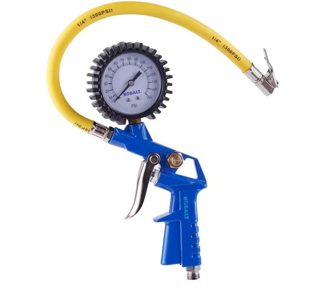 Kobalt Inflator Gun 3-inch Dial Gauge - Walmart.com