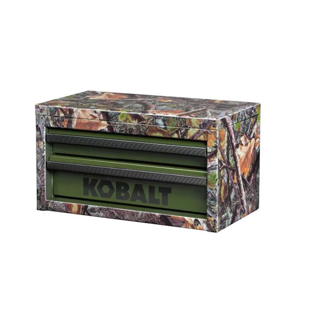Kobalt Mini 10.83-in W x 5.91-in H x 5.91-in D 2-Drawer Camo Steel Tool ...