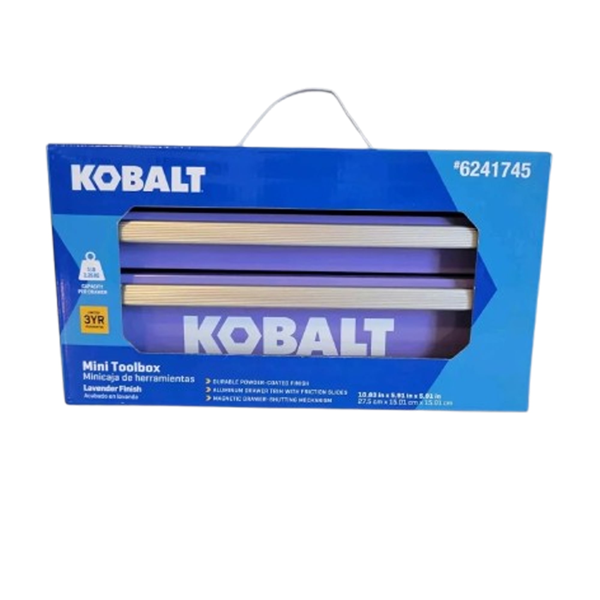 Kobalt Mini 2-Drawer Lavender Steel Tool Box - Walmart.com