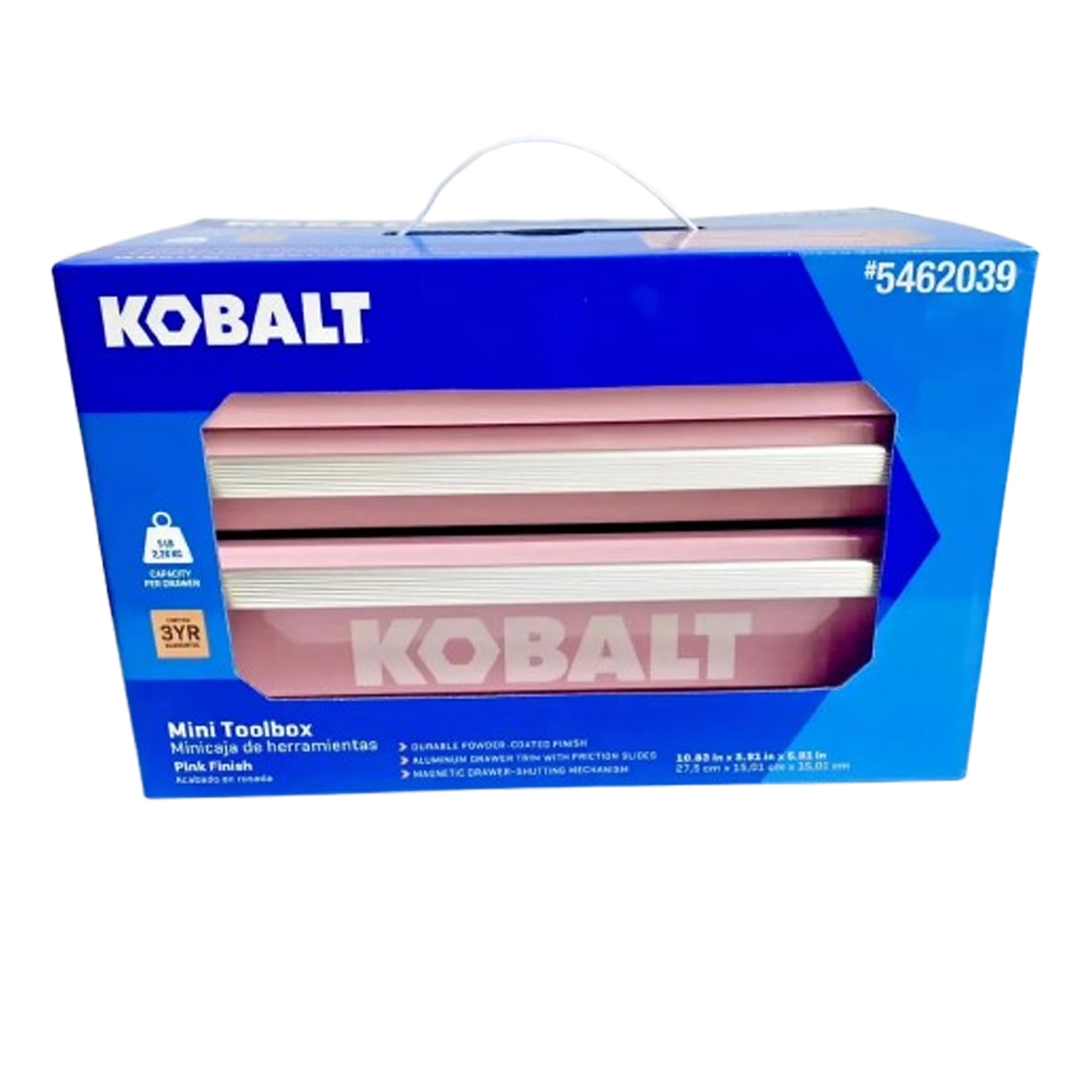 Kobalt Mini 2-Drawer Pink Steel Tool Box - Walmart.com