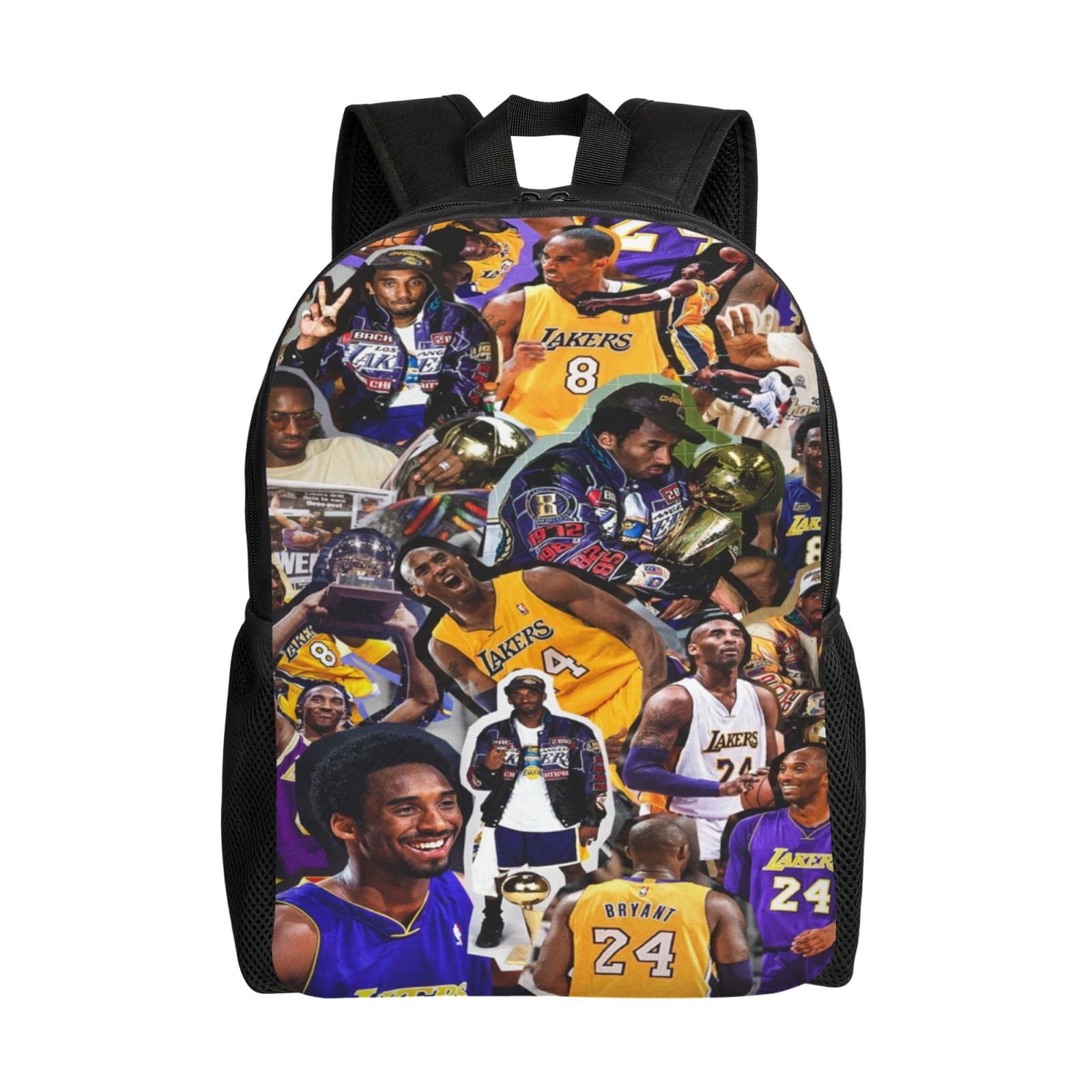 Kobe Backpack Laptop Bag Unisex Daypack Bookbag Satchel Rucksack ...