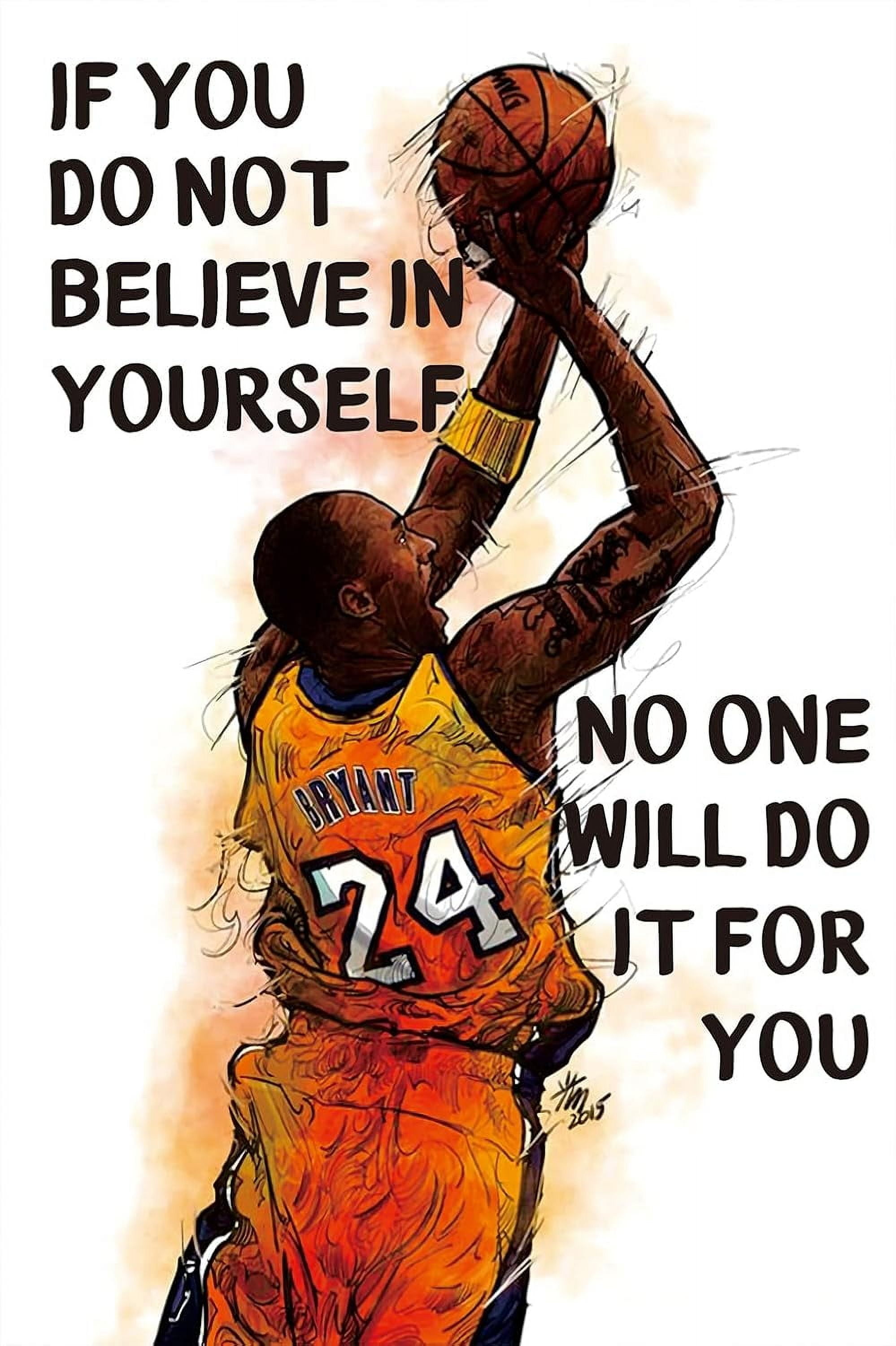 Kobe Bryant 16" x 24" Wall Art Prints,Inspirational Art Poster Picture ...