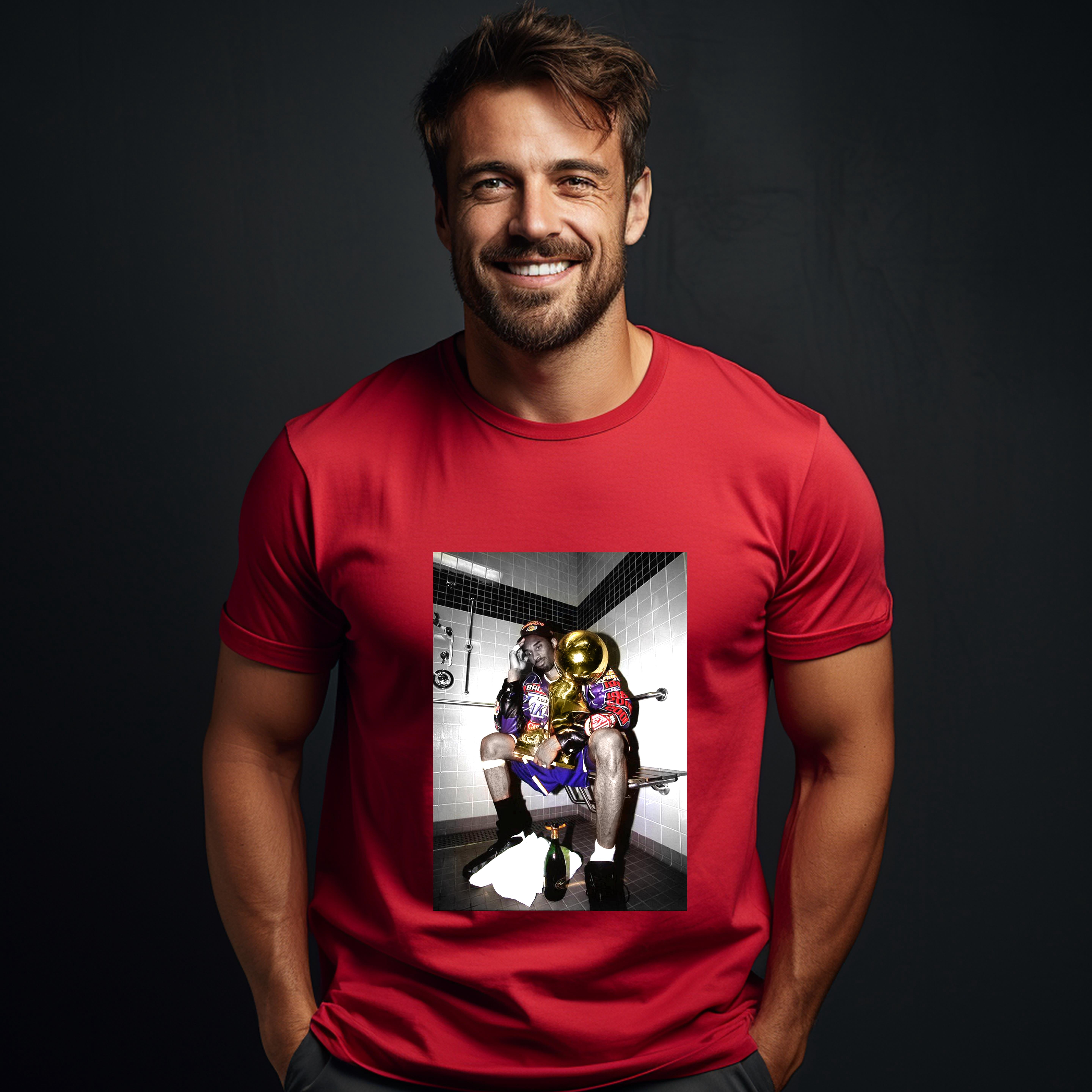 Kobe Bryant 2001 Finals Locker Room Graphic T-Shirt - Walmart.com