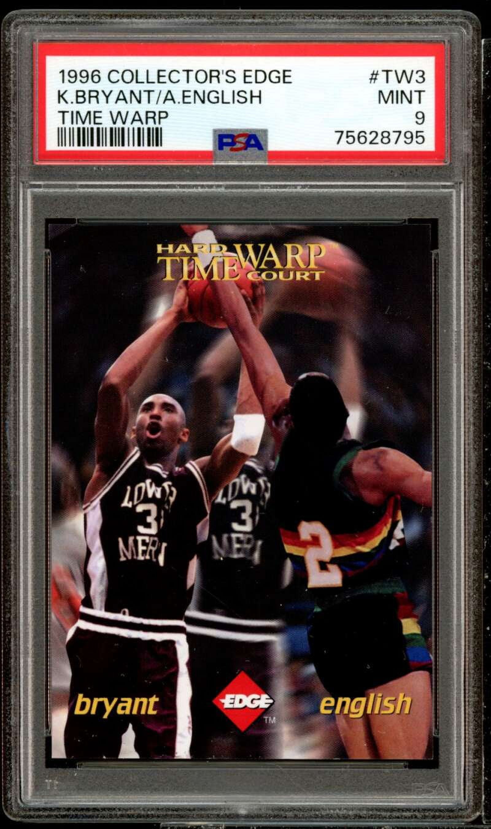 Kobe Bryant /Alex English Rookie 1996 Collector's Edge Time Warp #TW3 ...