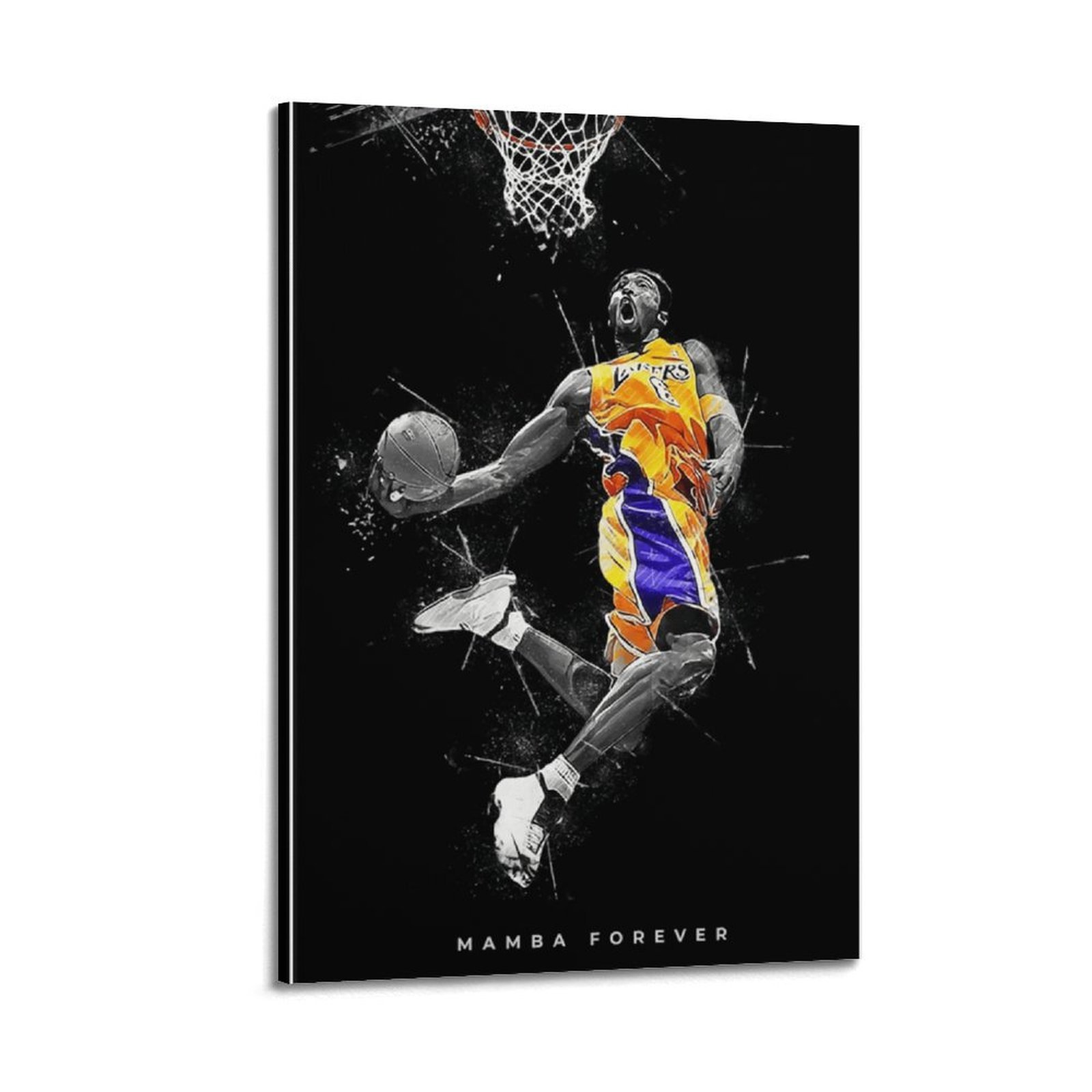 Kobe Bryant Anime Star Music Picture Wall Art Painting Canvas Posters ...