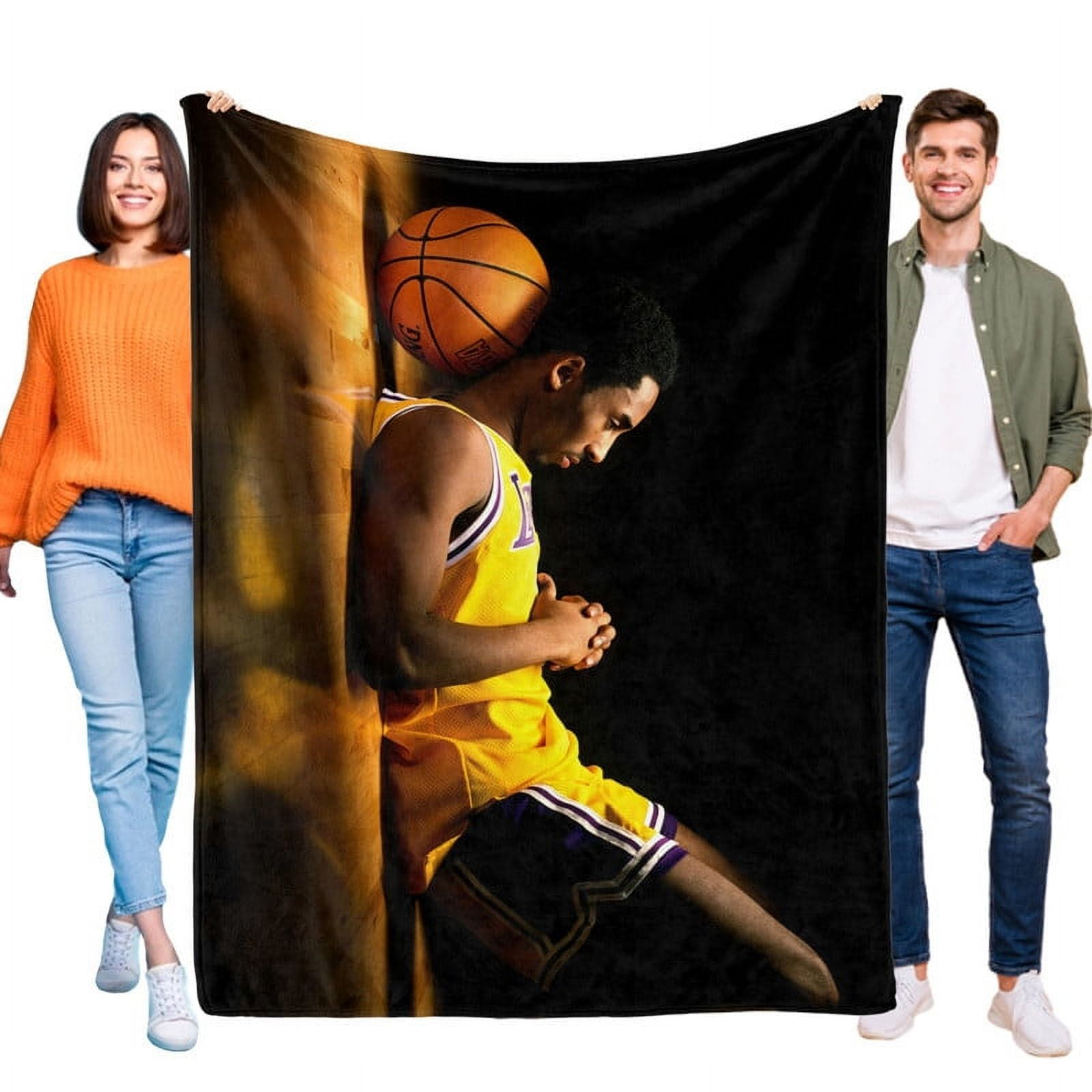 Kobe Bryant Basketball Player Blanket Soft Throw Blanket Micro Fleece ...