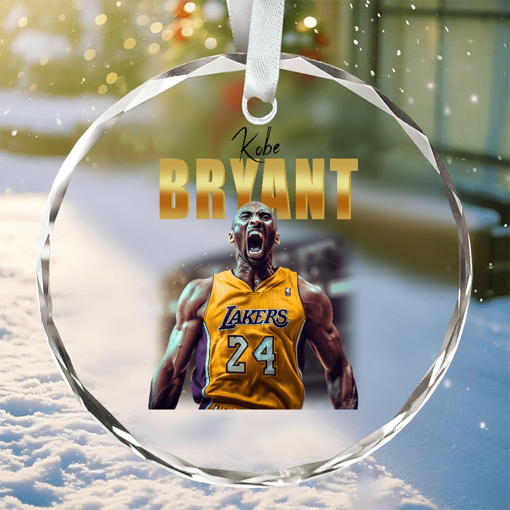 Kobe Bryant Full Ornament, Home Decoration, Crystal Glass Ornament ...
