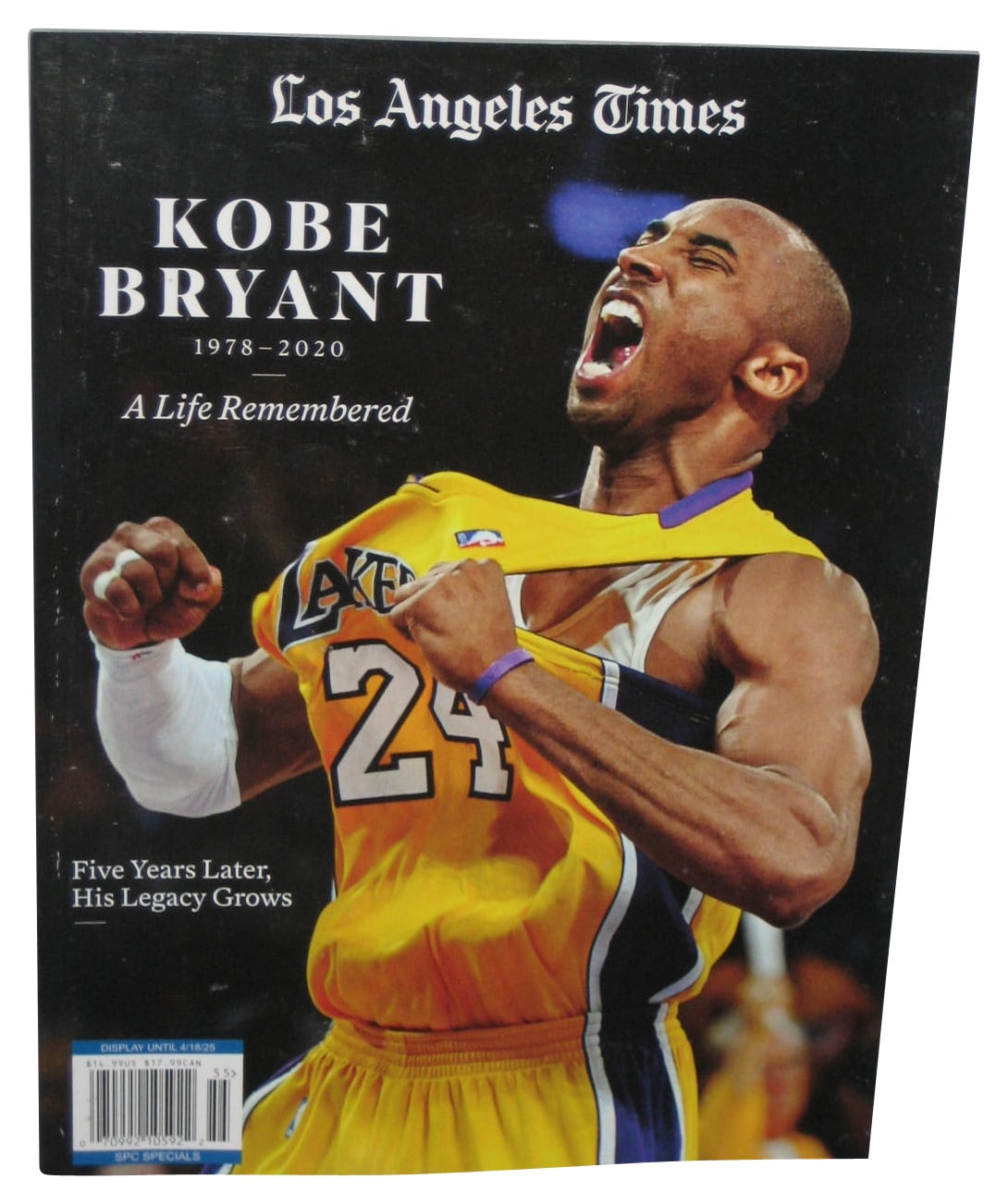 Kobe Bryant Los Angeles Times A Life Remembered 2025 Magazine Book ...