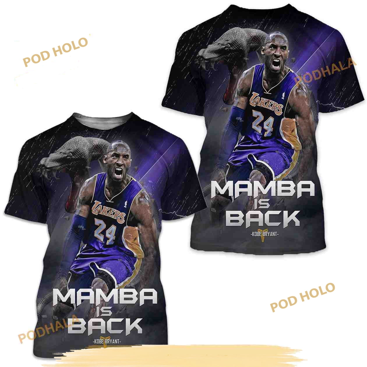 Kobe Bryant Mama Back Basketball Superstar Number 24 No. 8 Shirt ...