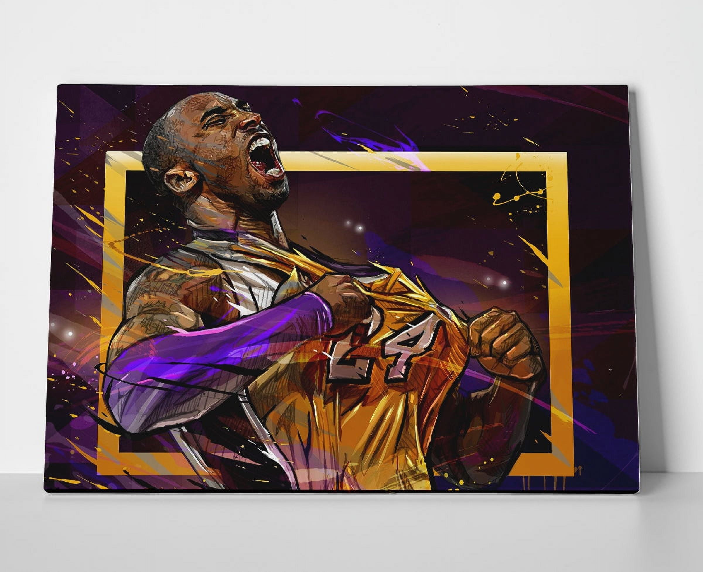 Kobe Bryant Mamba Poster or Wrapped Canvas - Walmart.com