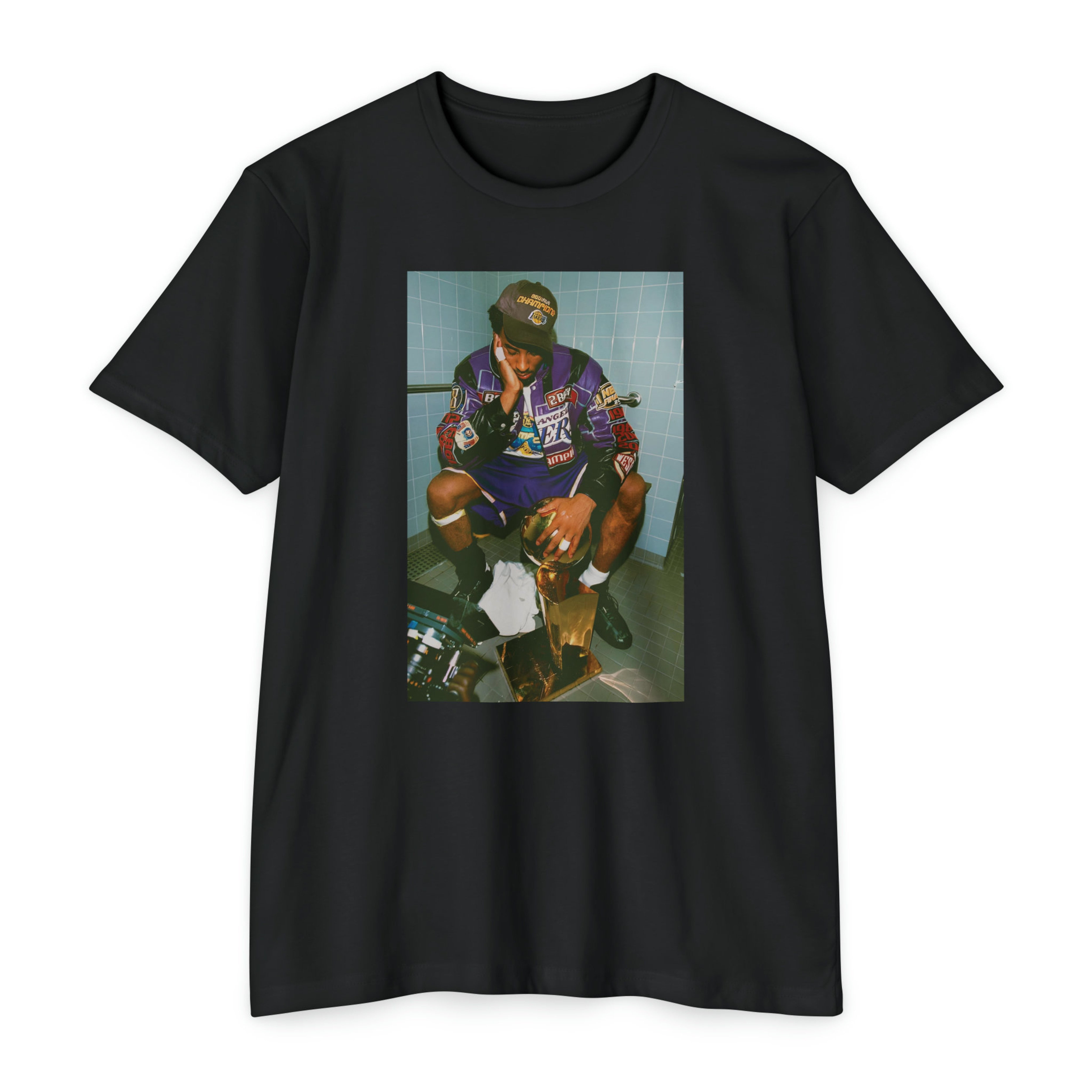 Kobe Bryant Mamba T-Shirt Iconic Trophy Photo - Walmart.com