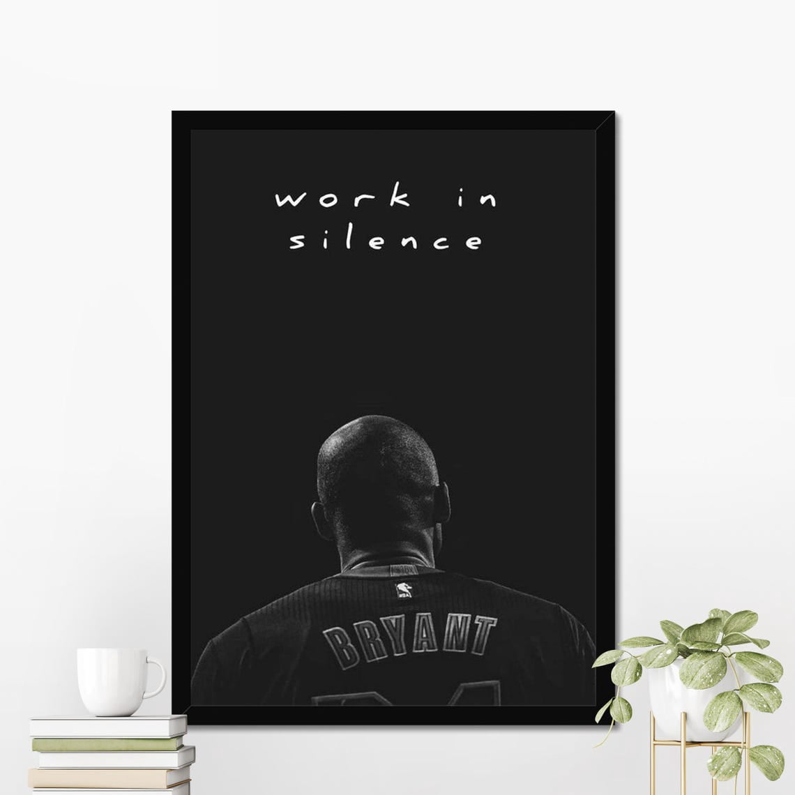 Kobe Bryant Motivational, Inspirational Wall Art, Home Gym Decor ...
