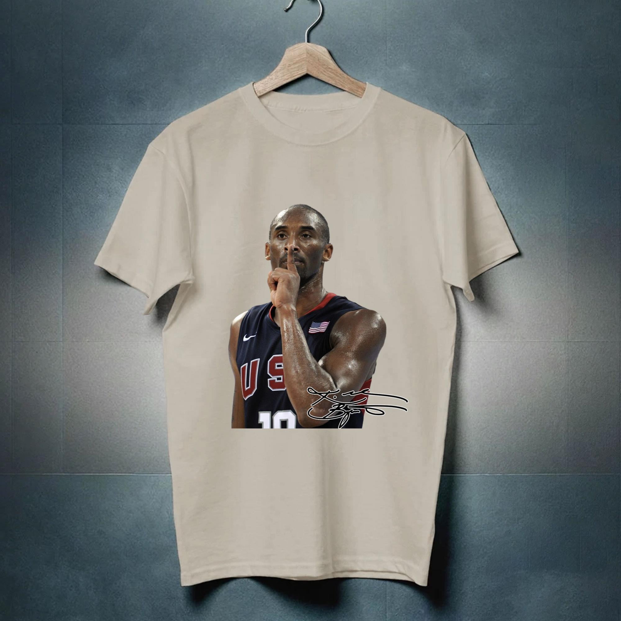 Kobe Bryant Portrait Usa Basketball Team Signature Shirt - Walmart.com
