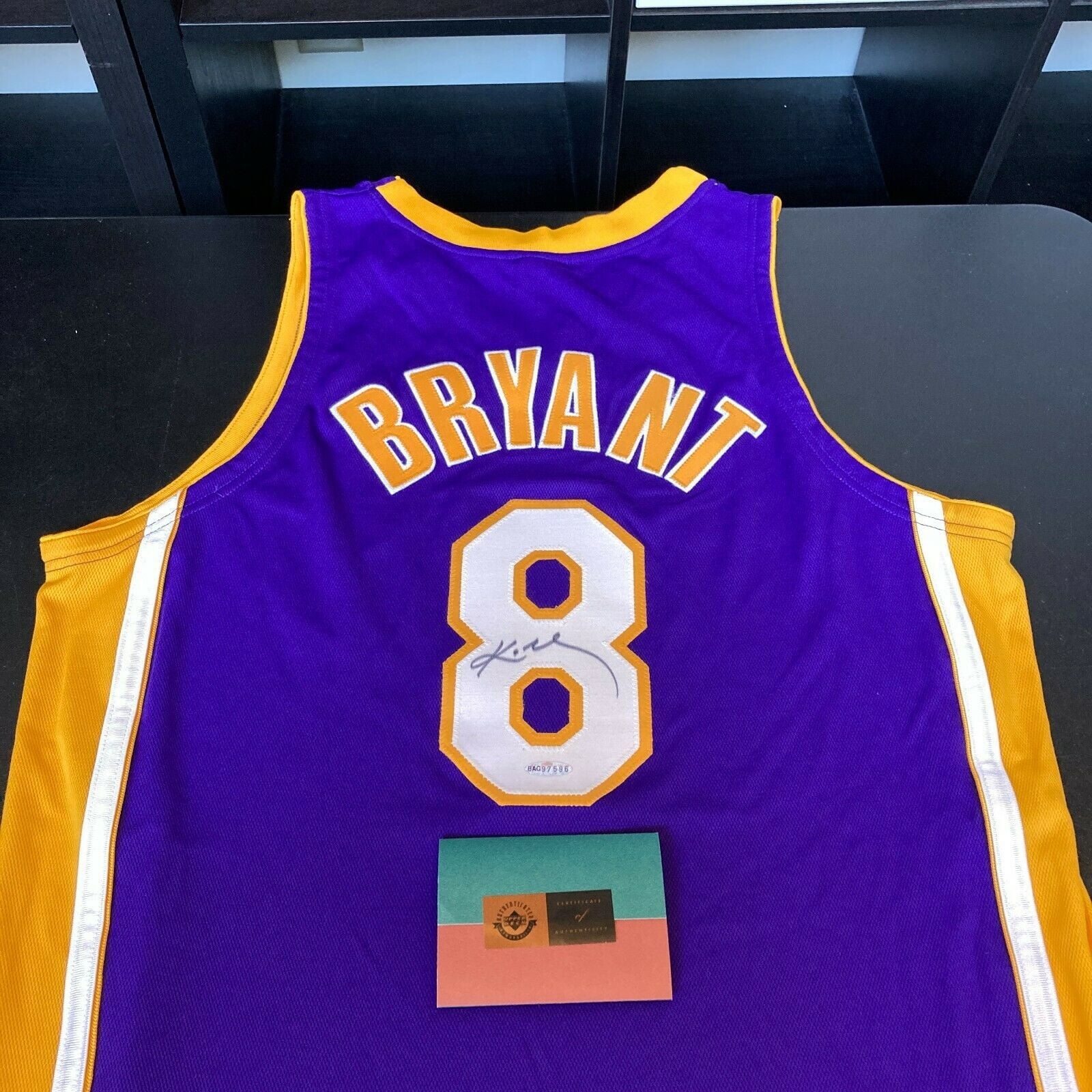 Kobe Bryant Signed 1999 Los Angeles Lakers Pro Cut Game Jersey UDA ...