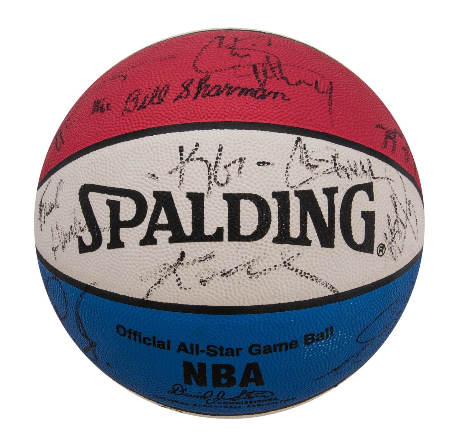 Kobe Bryant Tim Duncan Garnett 2000 All Star Game Signed Basketball ...