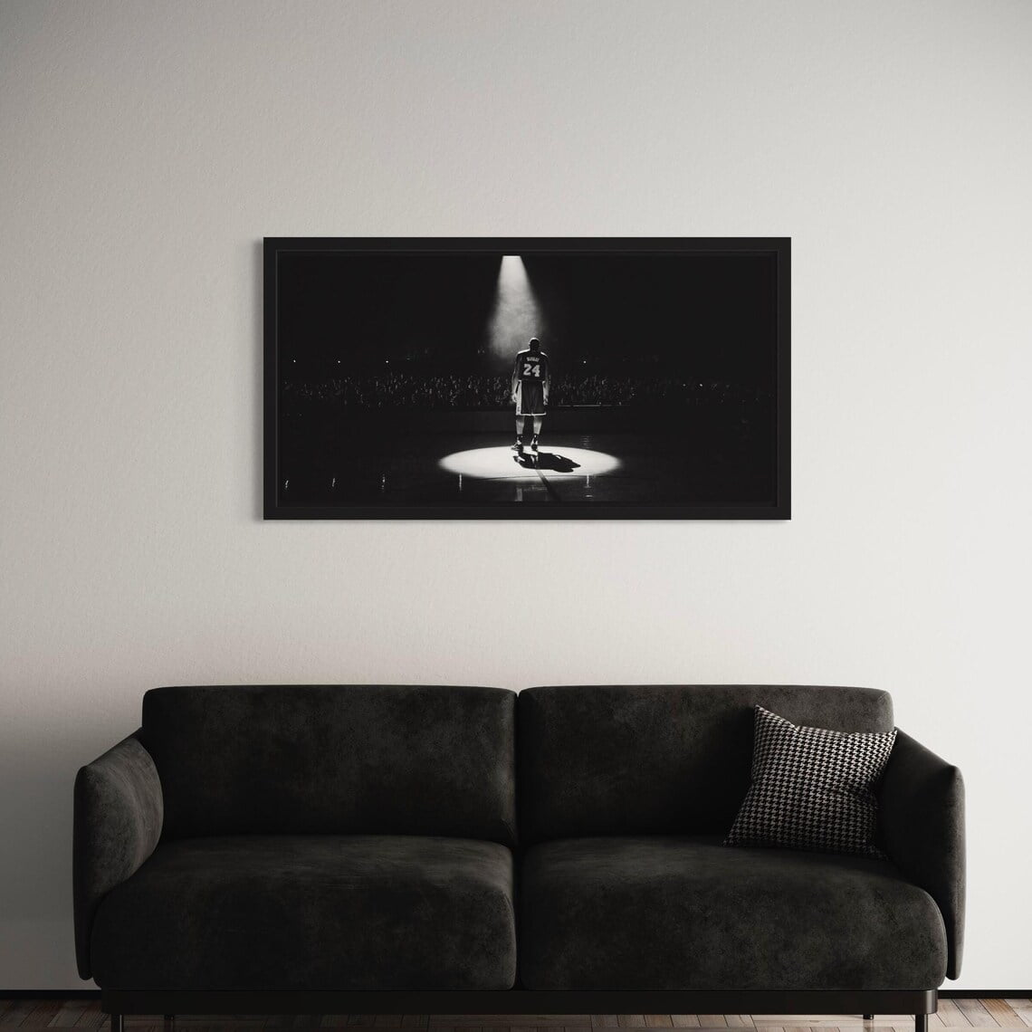 Kobe Bryant Tribute Poster Print | Iconic Spotlight Moment Canvas Print ...