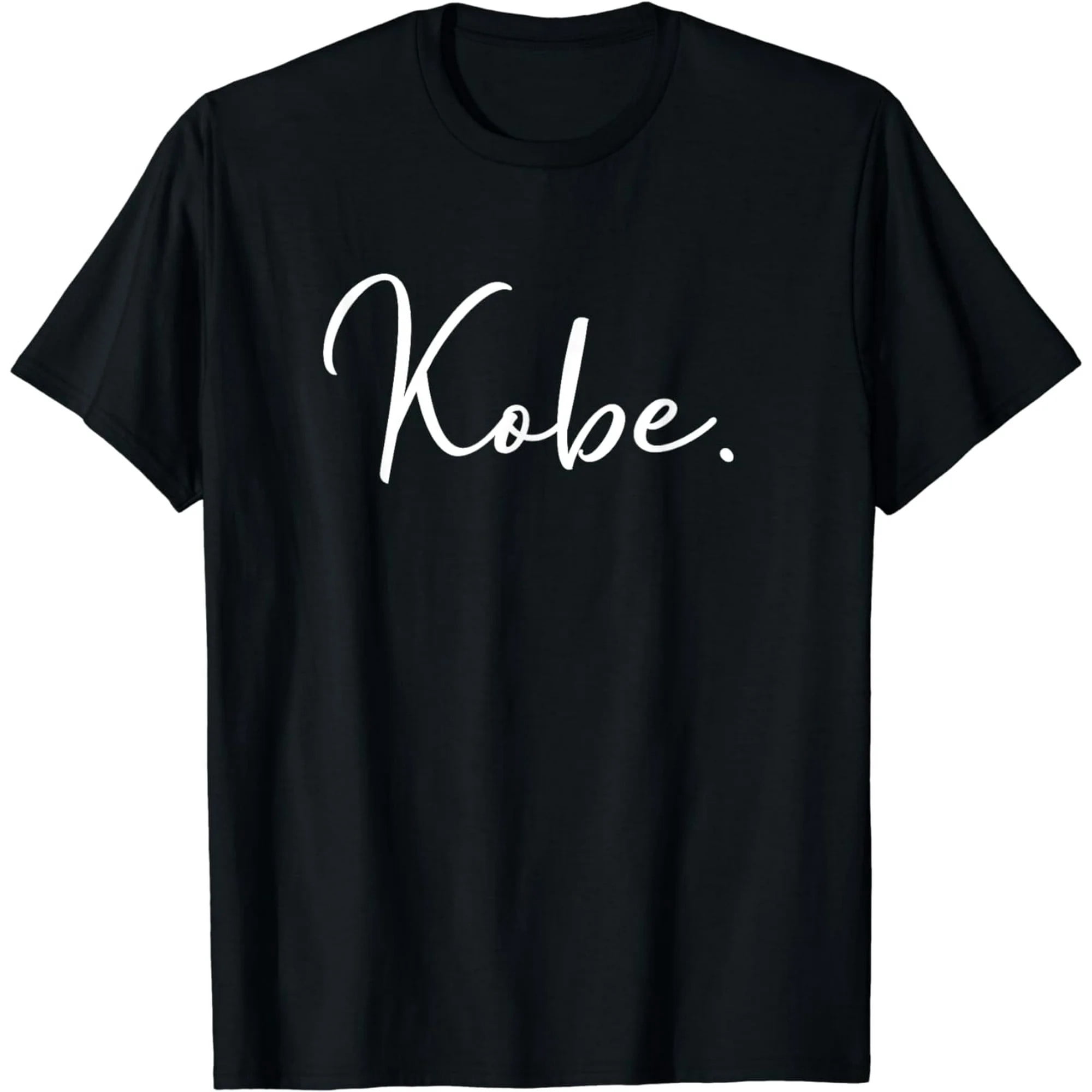 Kobe - Handwritten Name Pure cotton T-Shirt - Walmart.com