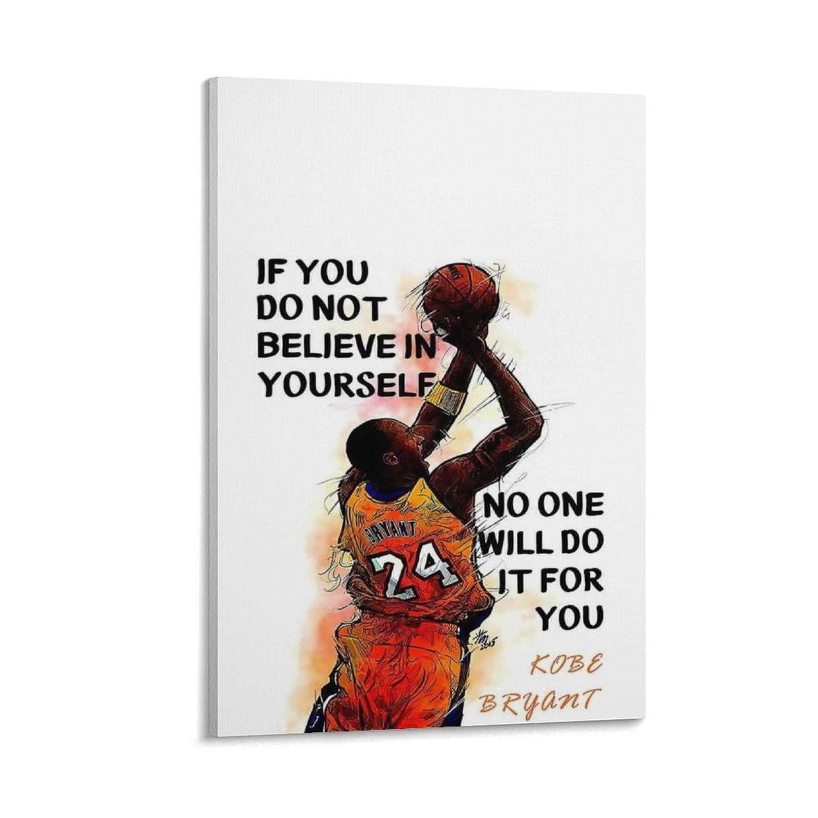 Kobe Legacy Basketball Poster - 12x18 Inch Framed Home Decor for ...