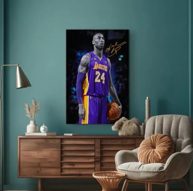 Kobe The Legendary Man, Basketball Fans Favorite Poster, Man Cave Decor ...