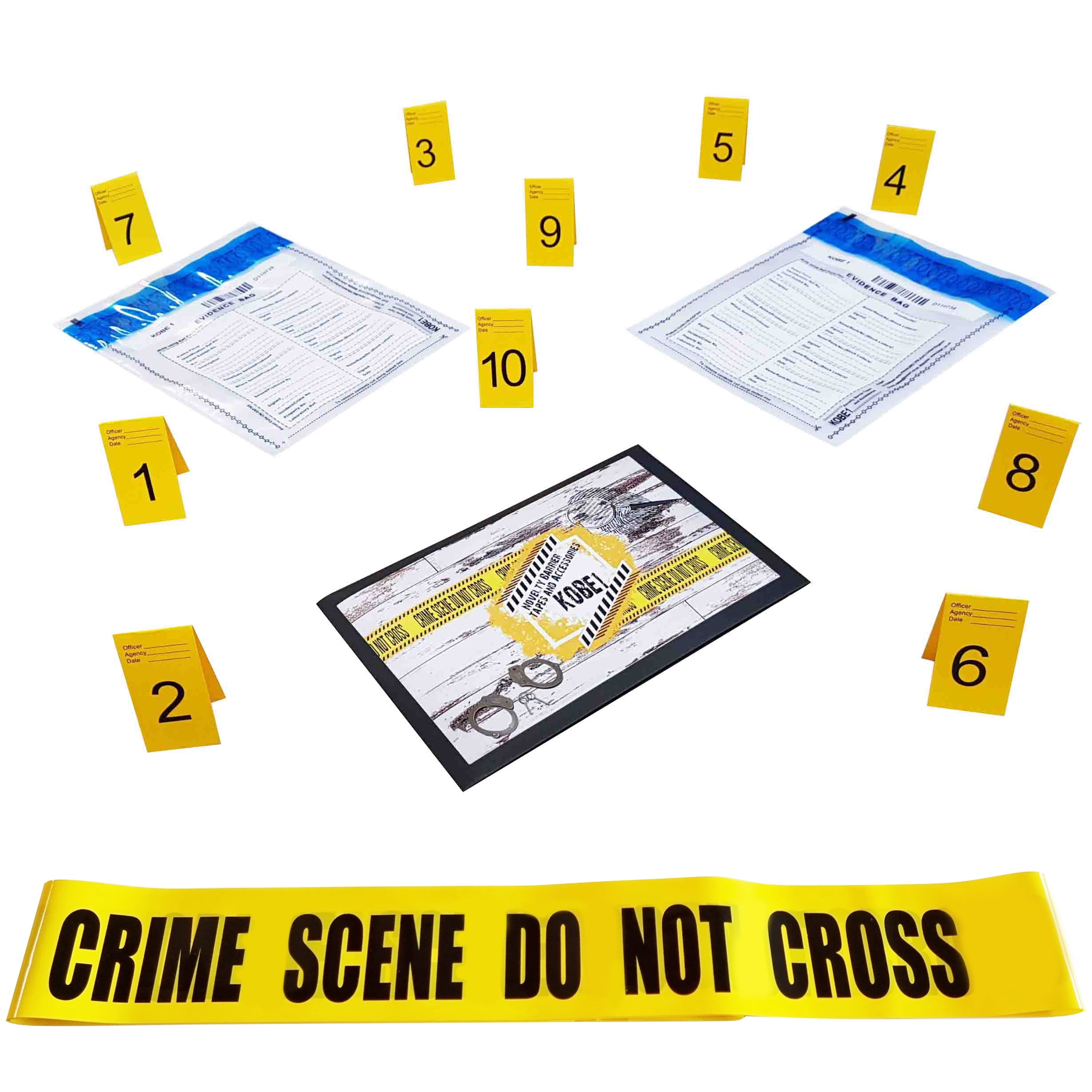 Kobe1 Crime Scene Barrier Tape, Do Not Cross (33'), Evidence Collection ...