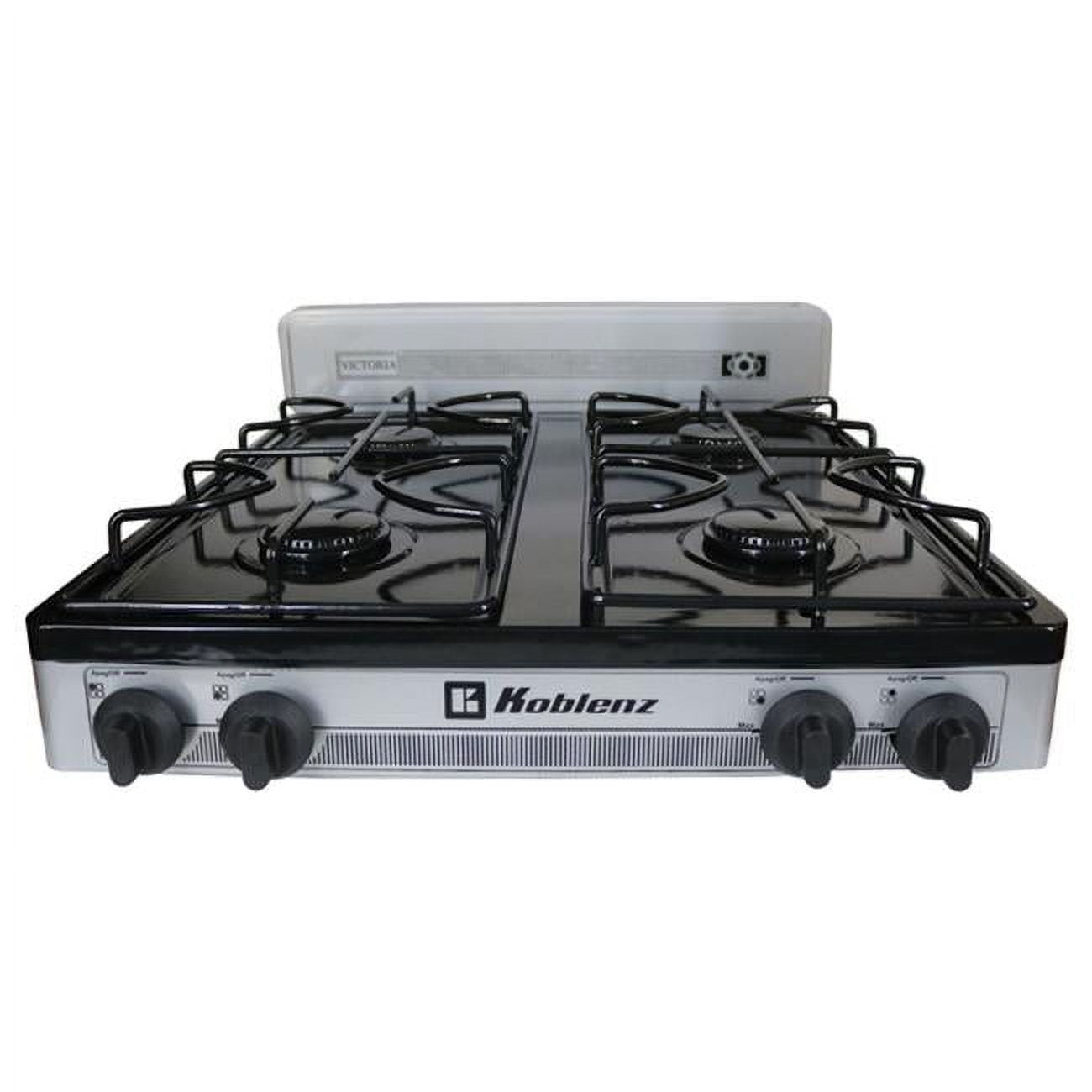 Koblenz PSK-400S 4-Burner Gas Stove Top, Silver - Walmart.com