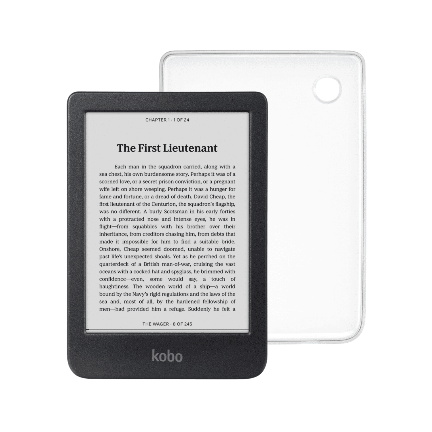 Kobo Clara BW eReader with Case Bundle (Clear Case, Case Bundle ...