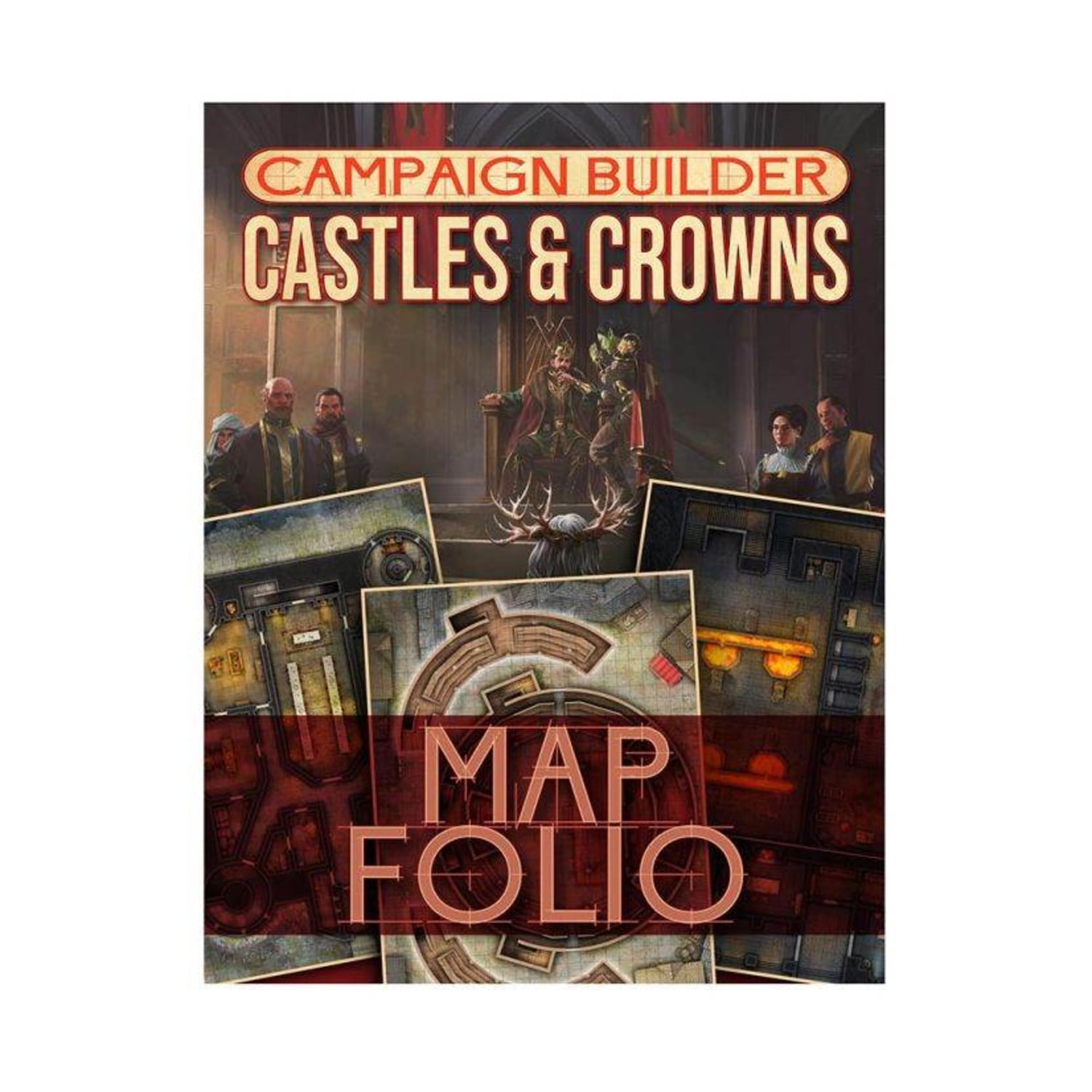 Kobold Press Campaign Builder - Castles & Crowns Map Folio New - Walmart.com
