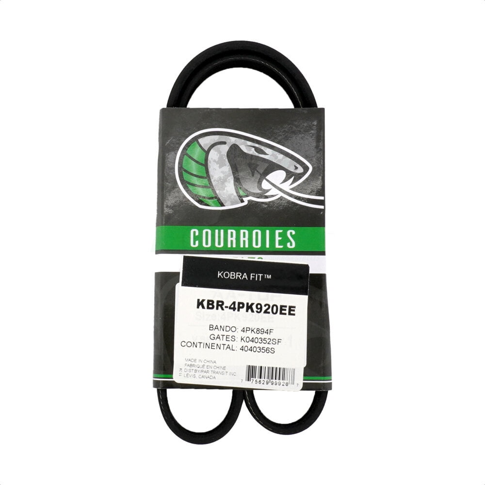 Kobra Power Steering Serpentine Belt - 920mm Length - Walmart.com