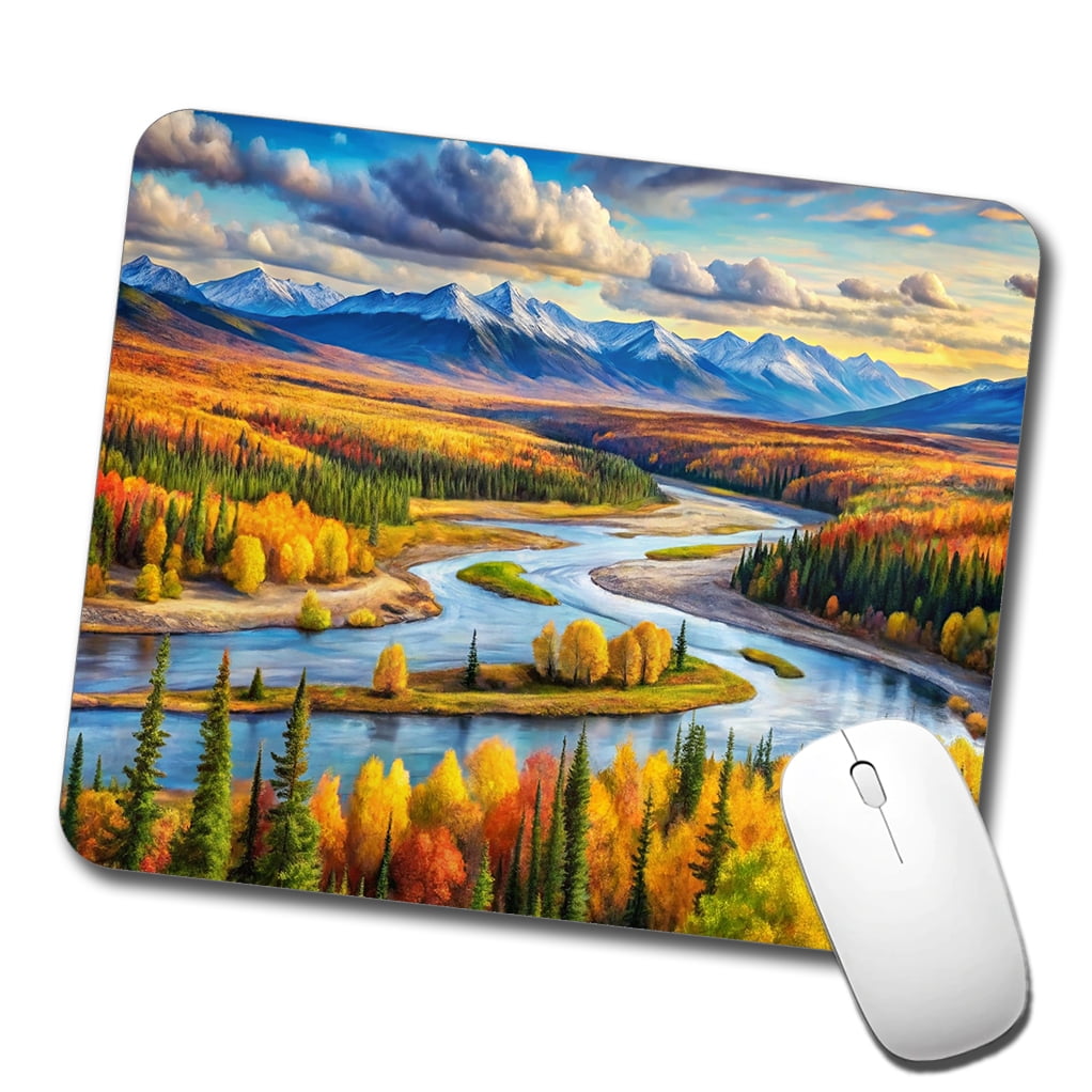 Kobuk Valley National Park Alaska Watercolor Style Mouse Pad Low ...
