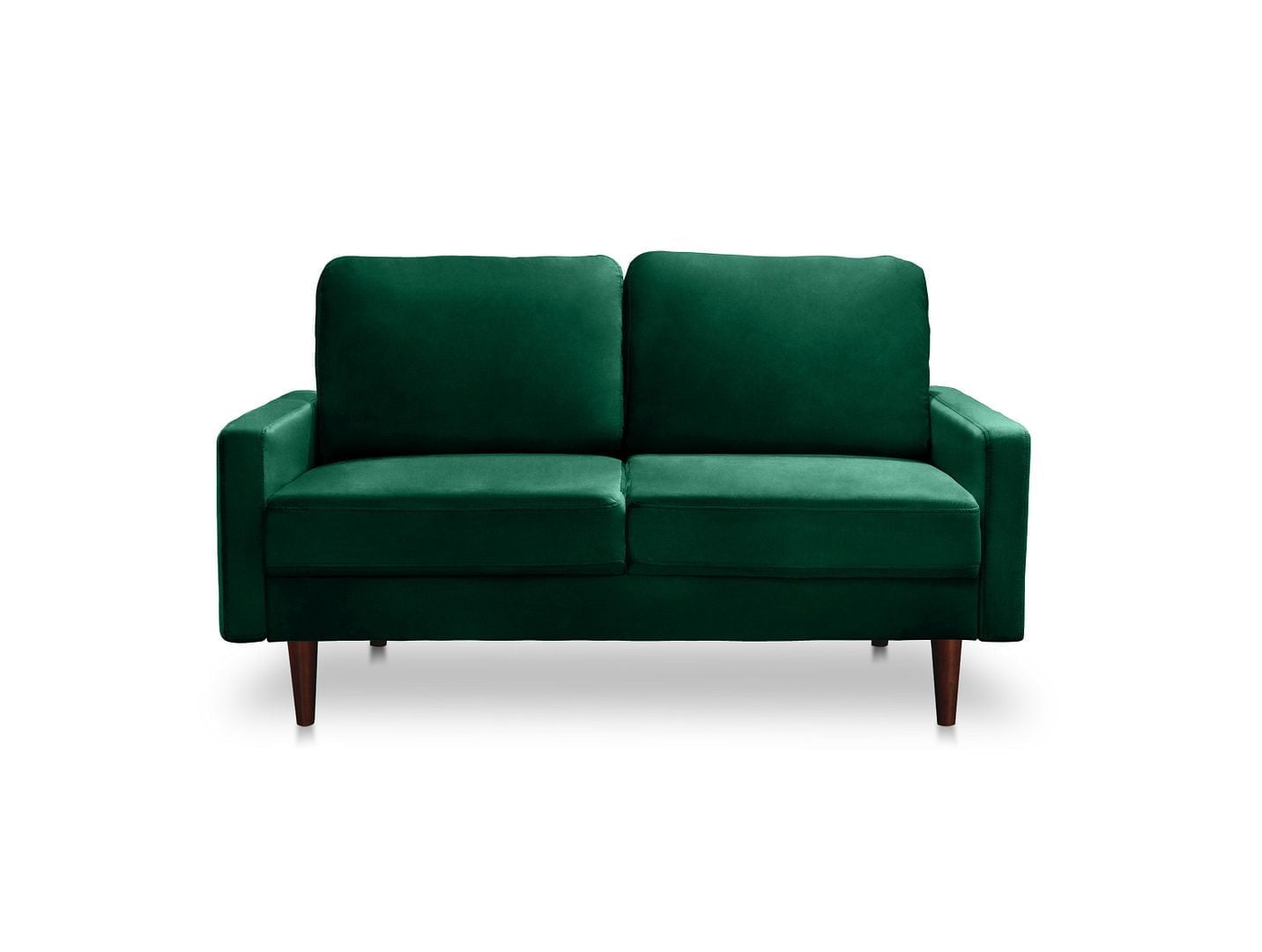 Koby Home 58" Loveseat Sleeper Sofas Mid-Century Couches for Living Room Emerald Green - Walmart.com