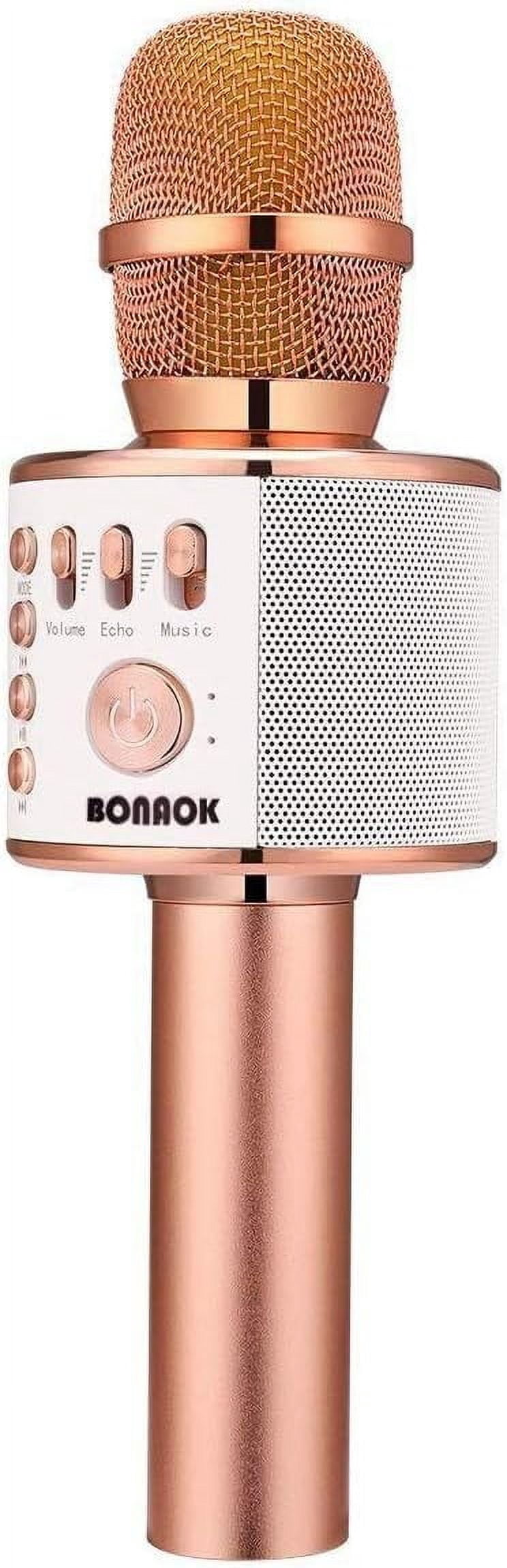 Kocbelle Wireless Bluetooth Karaoke Microphone,3-in-1 Portable Handheld ...