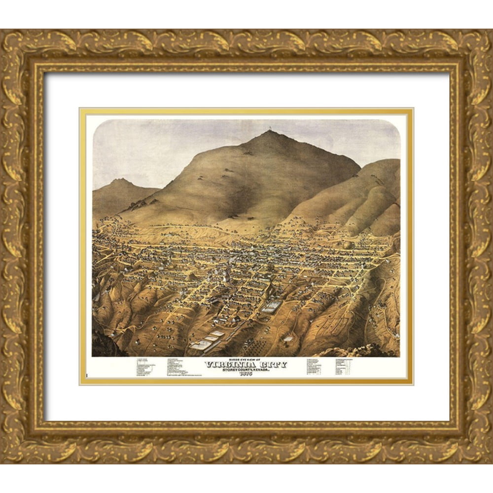 Koch 14x12 Gold Ornate Wood Framed with Double Matting Museum Art Print ...