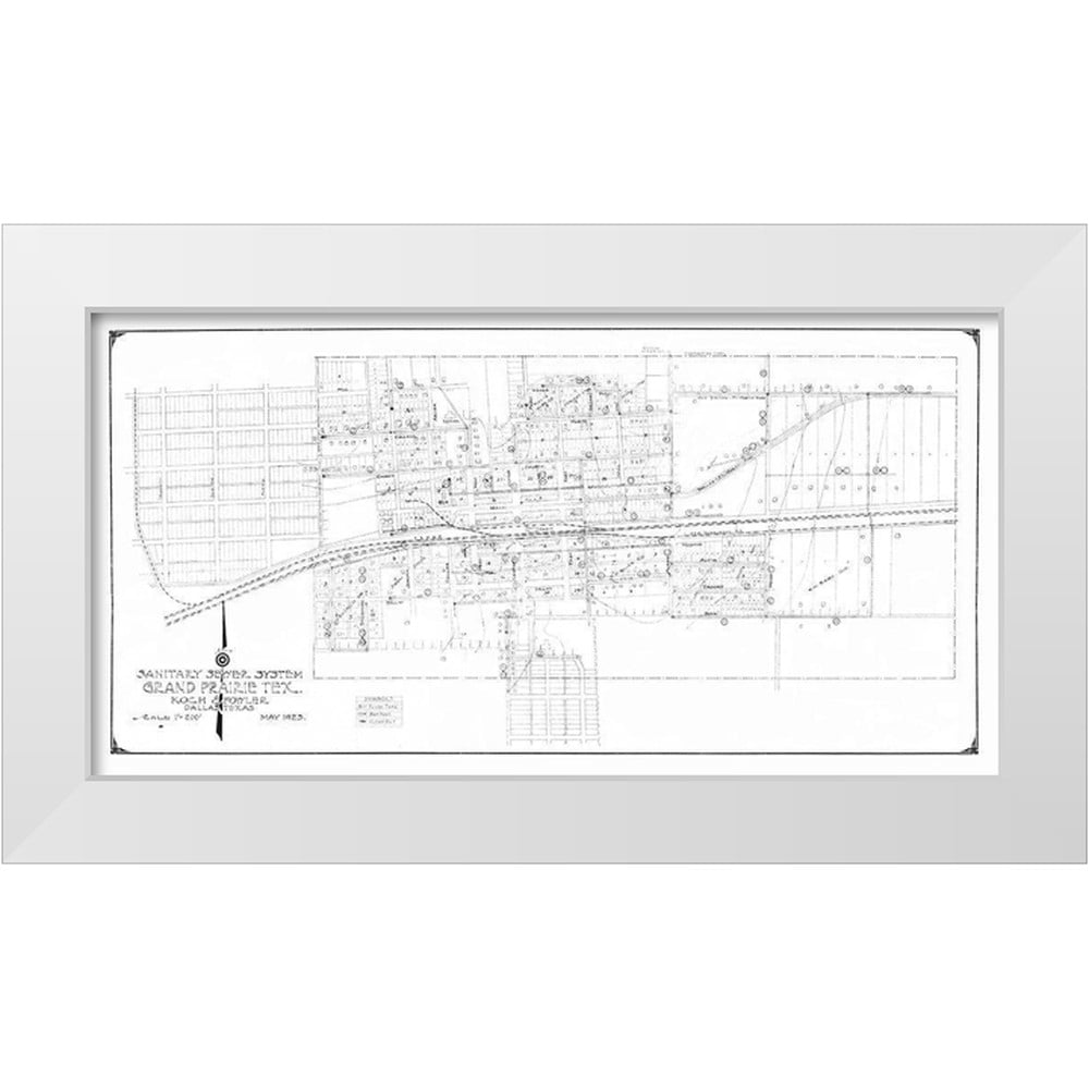 Koch 14x9 White Modern Wood Framed Museum Art Print Titled - Grand ...