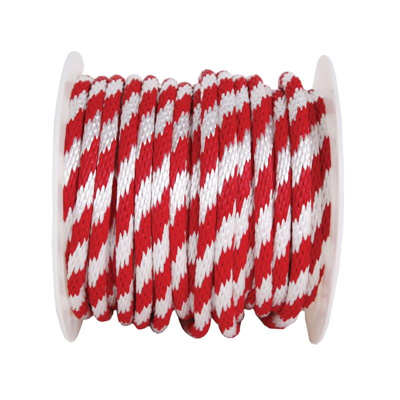 Koch 5/8 in. D X 140 ft. L Red/White Solid Braided Polypropylene Derby ...