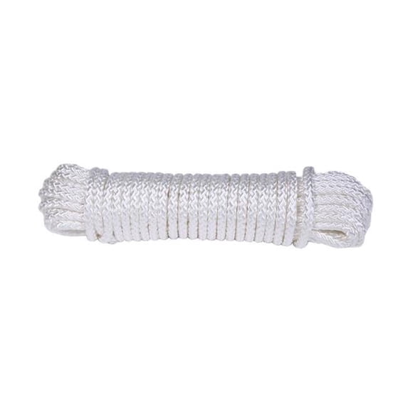 Koch 7023188 0.31 in. x 50 ft. White Diamond Braided Nylon Rope ...
