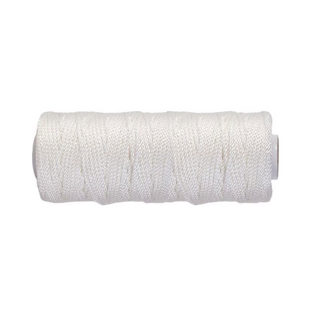 Koch 7023849 100 ft. White Diamond Braided Polyester Mason Line Rope ...