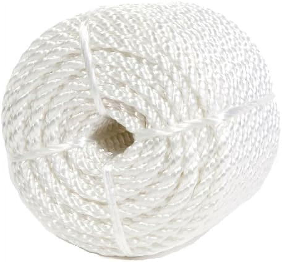 Koch Industries, 3/8, White Koch 5211236 Twisted Nylon Rope, 100 Feet ...